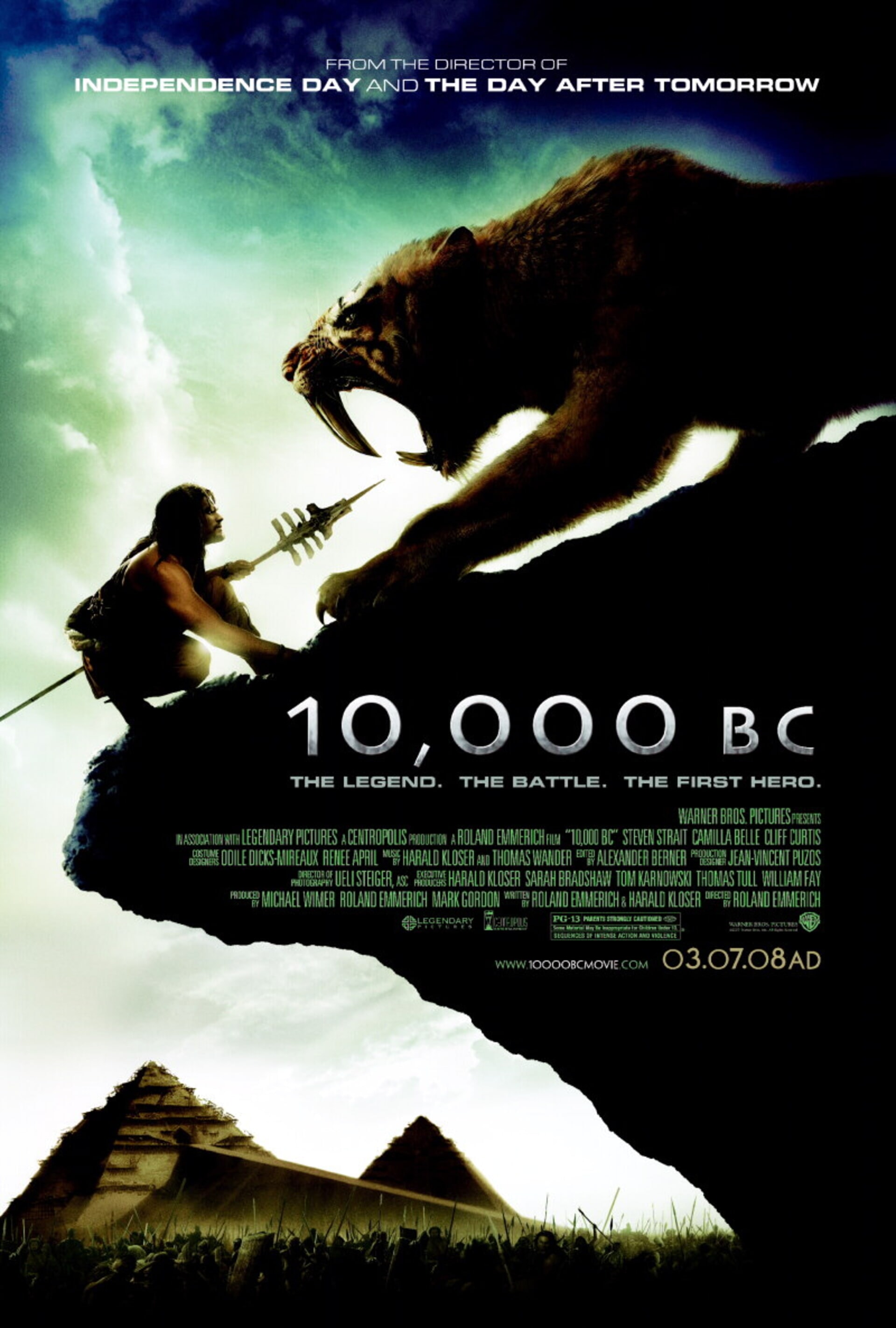 WarnerBros 10 000 BC Movies